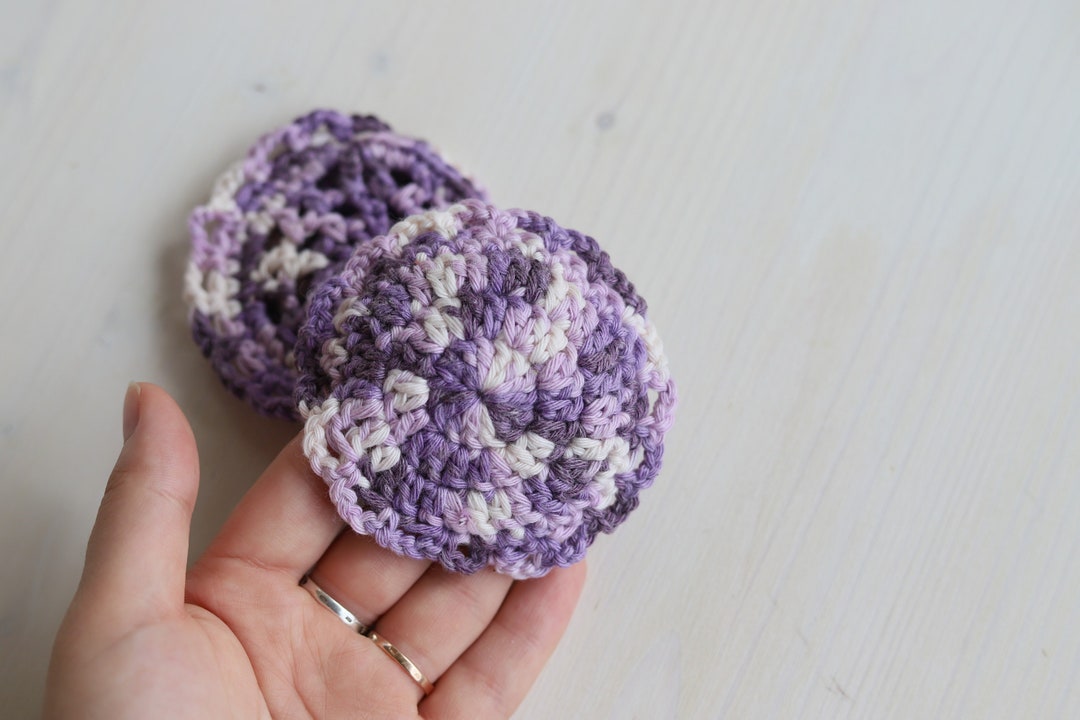Lace Cotton Pads - Reusable Face Pads - Crochet Pads - Face Scrubbies ...