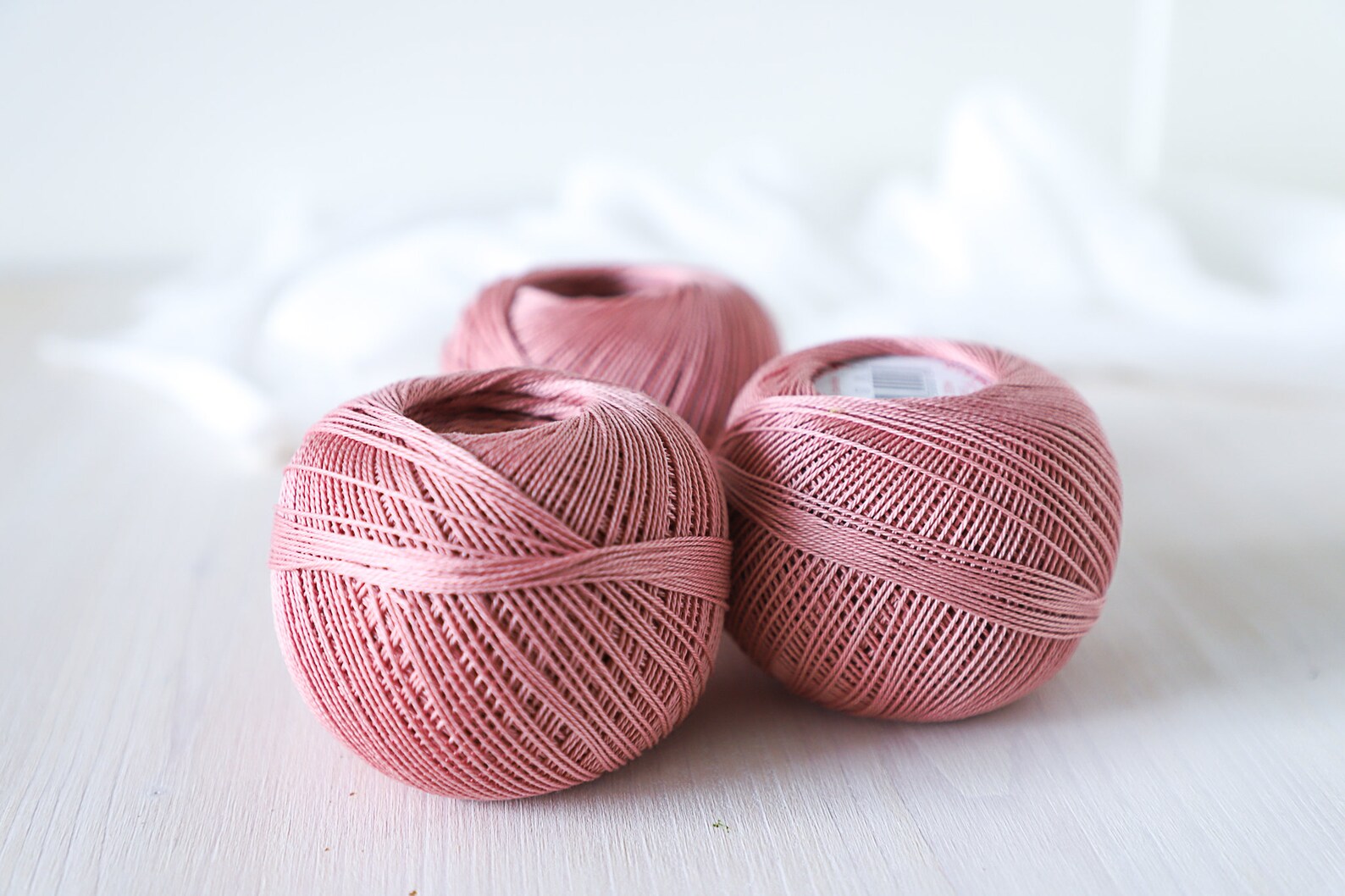 Dusty Pink Crochet Thread Snehurka Cotton Thread Doily - Etsy