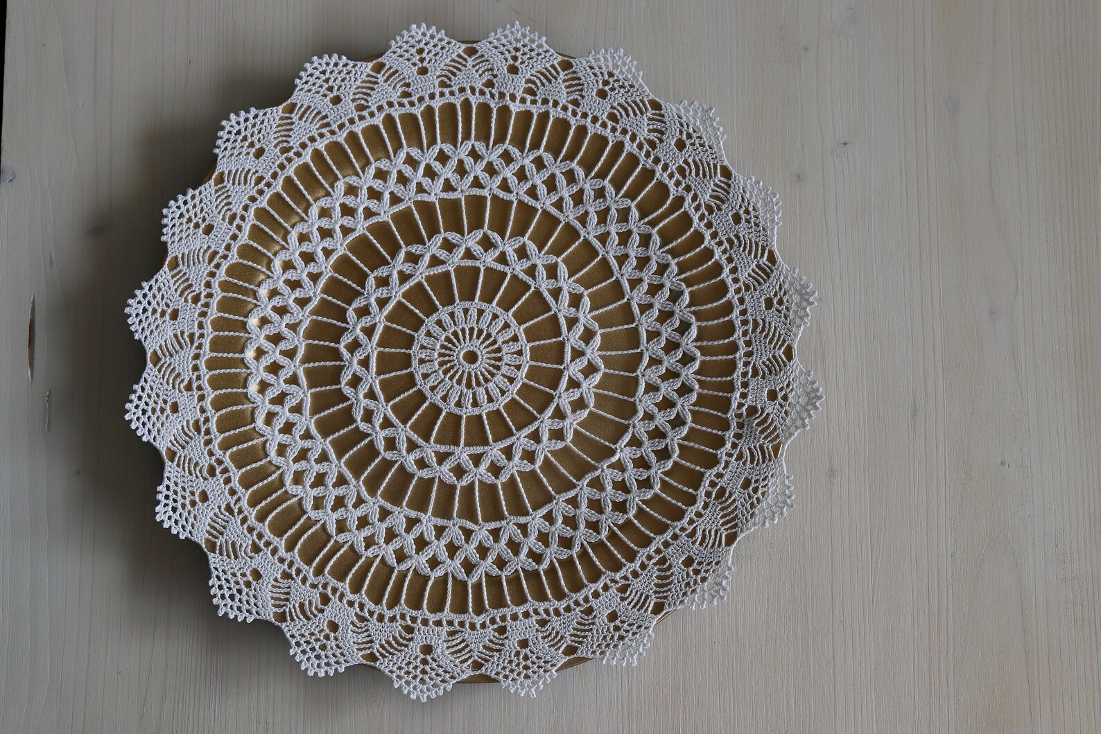 Large White Doily Tablecloth 13” 34 Cm - Vintage Lace Style - Etsy