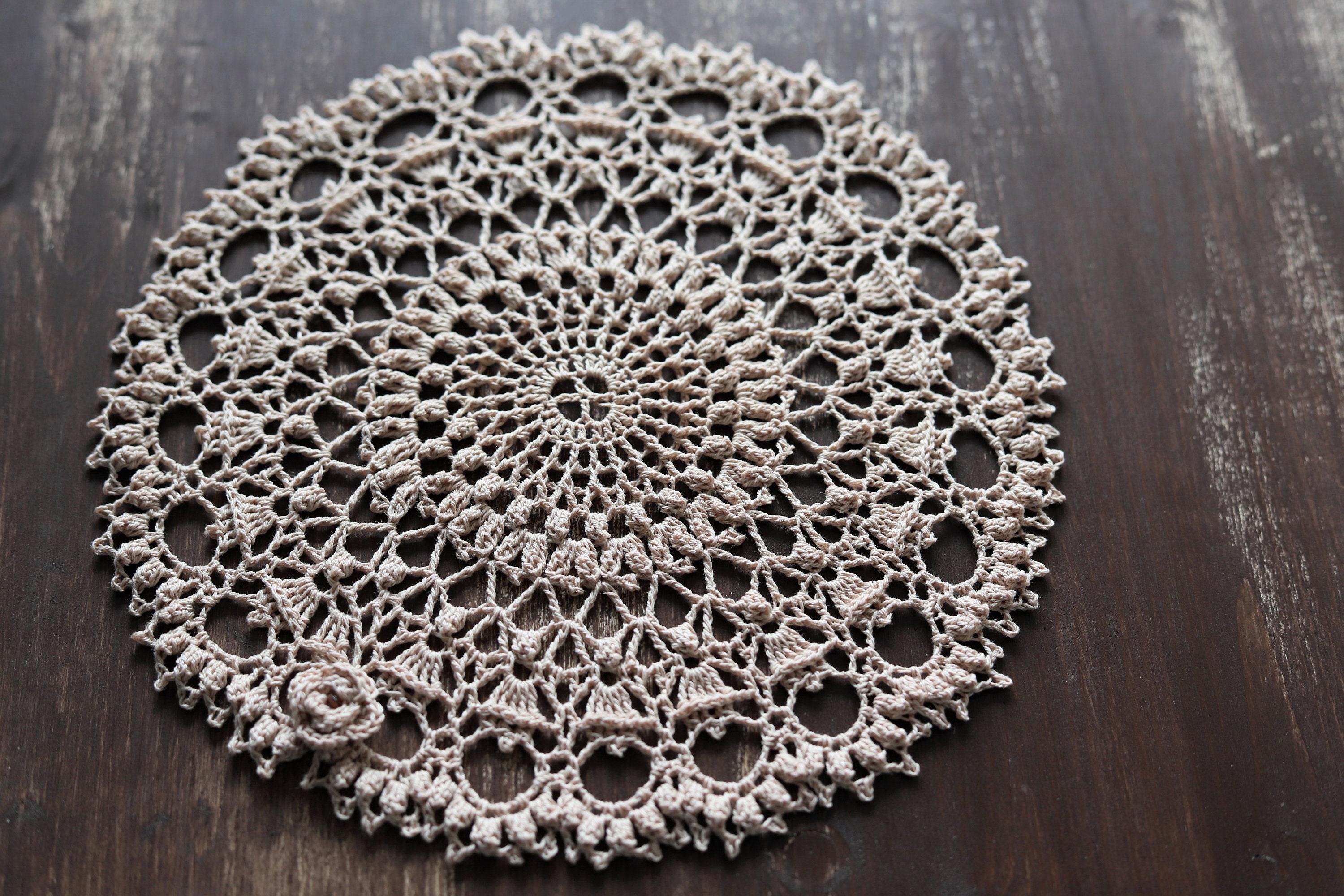 PDF Pattern Deborah Doily by Gull808 Vintage Rose Doily - Etsy