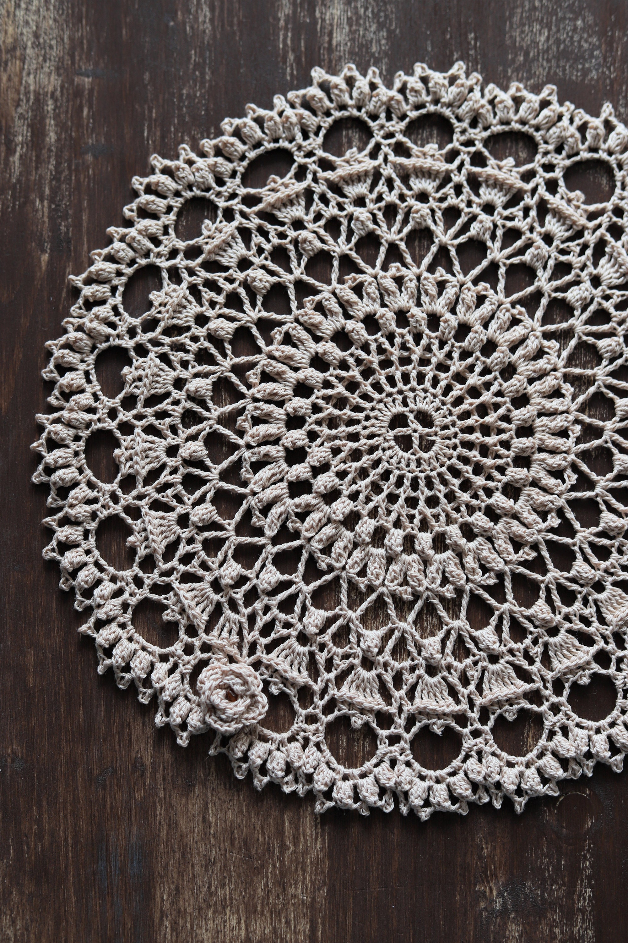 PDF Pattern Deborah Doily by Gull808 Vintage Rose Doily - Etsy