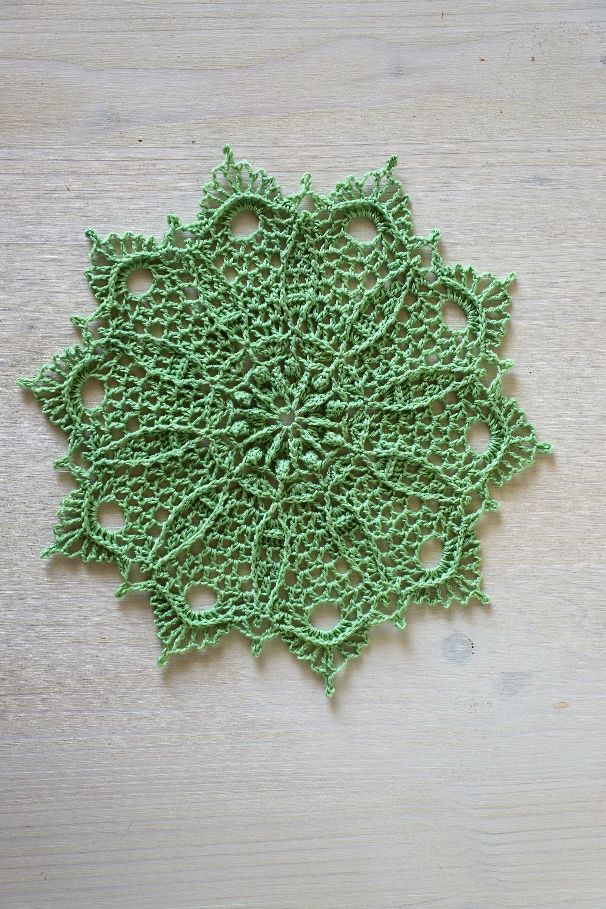 Green Kelly Doily Designed by Olga Shalaeva gull808 20 Cm | Etsy