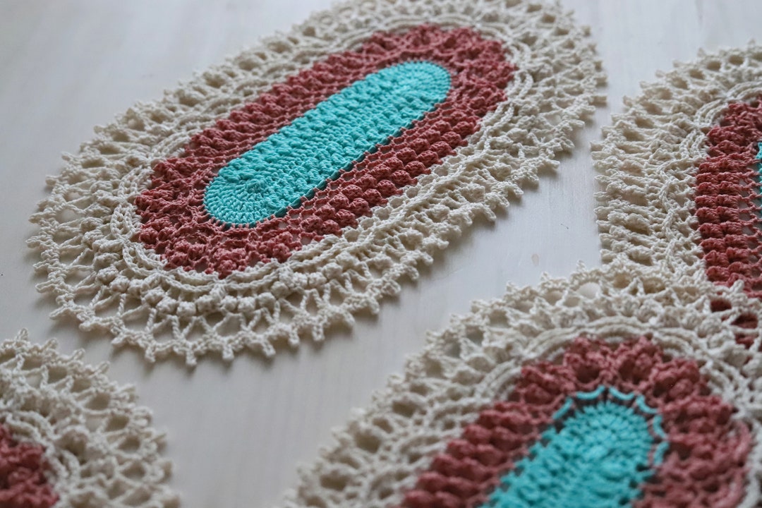 3-colored Donna Doilies Designed by Gull808 - 3 Sizes Available ...
