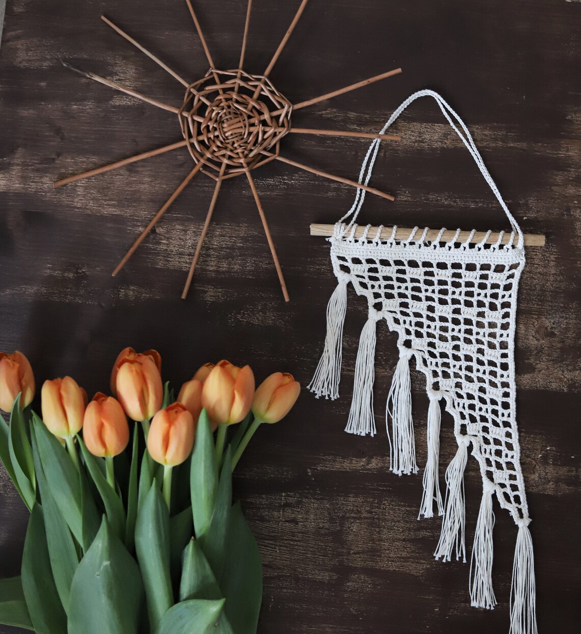 Crochet Wall Hanging Wall Decor Home Decoration Lace Wall - Etsy