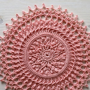 Tesla Doily Designed by Vitagul 19 Cm - Textured Doily Coaster ...