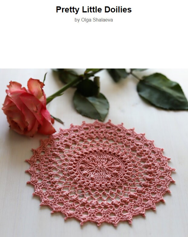 PDF Pretty Little Doilies 10 Doilies Crochet Pattern Doily | Etsy