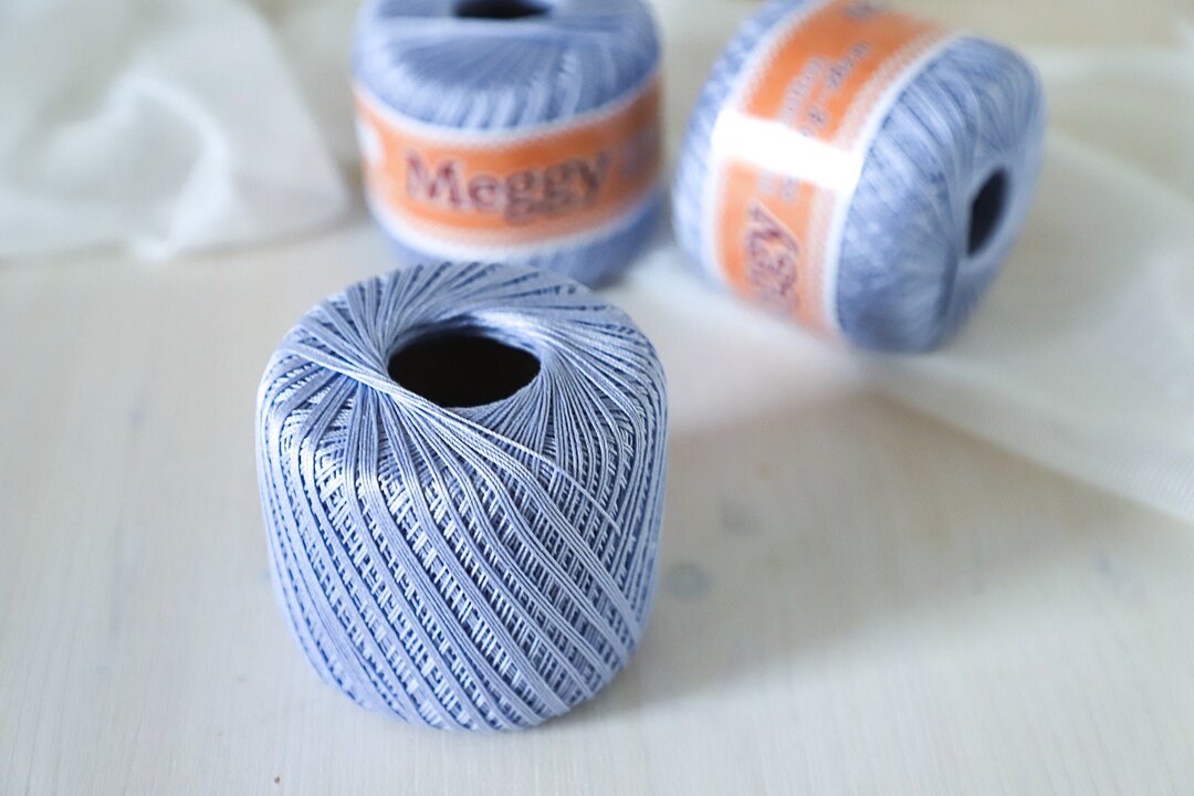 Cotton Crochet Thread Meggy, Doily Thread, Size 10 Thread, Crochet Yarn ...