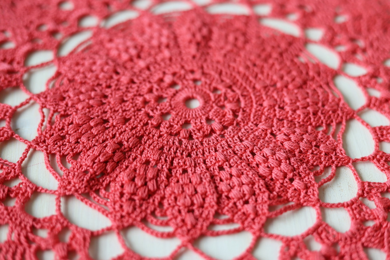 Nice Pink Doily 36 Cm Hygge Home Textured Doily Mini - Etsy