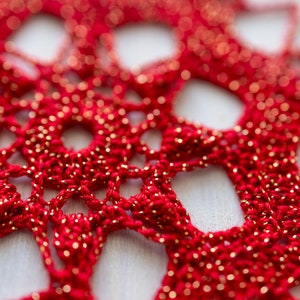 Crochet Doily, Coaster, 12 Cm, Designed by Patricia Kristoffersen ...