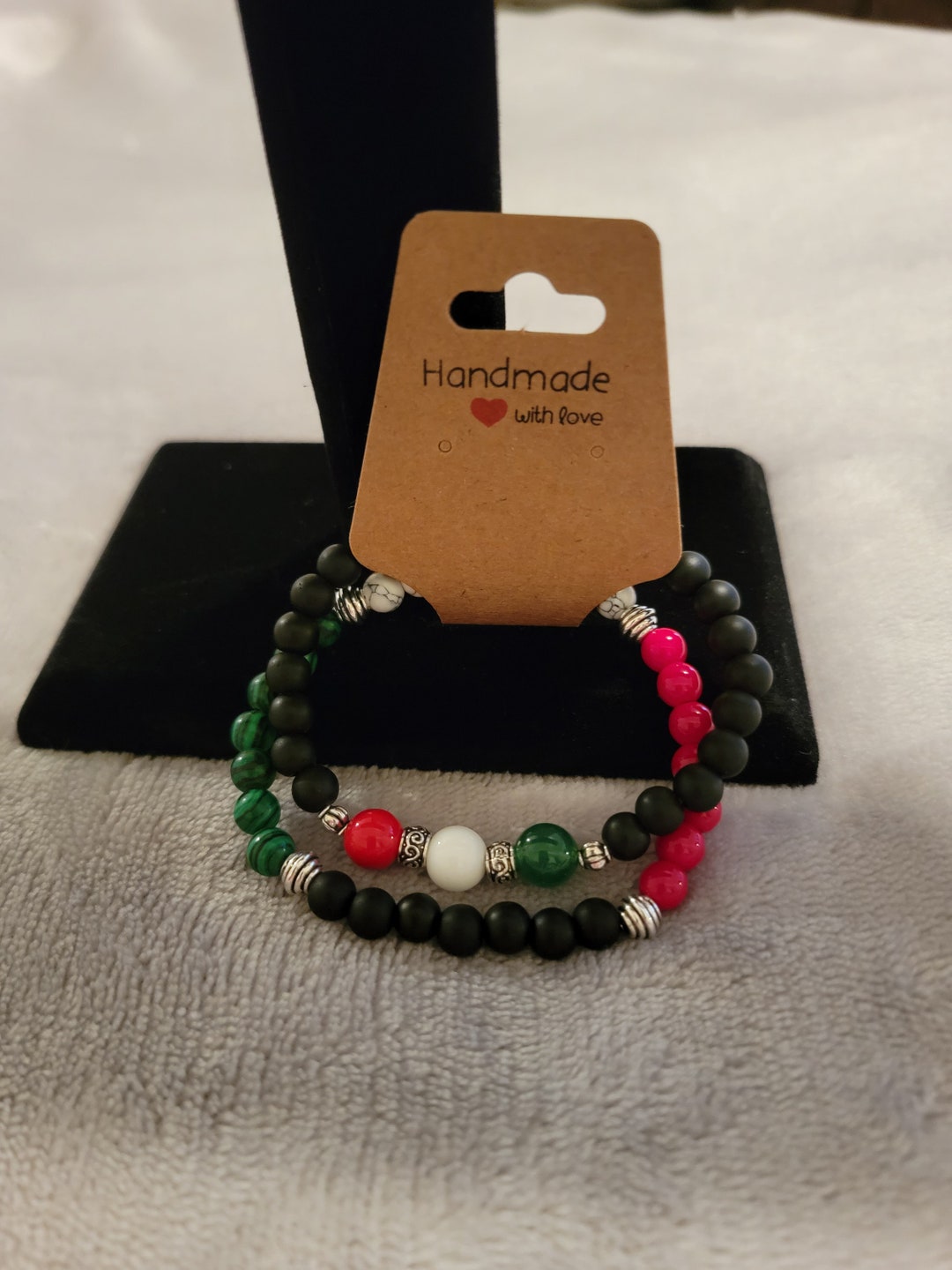Palestine Stackable Bead Bracelets - Etsy