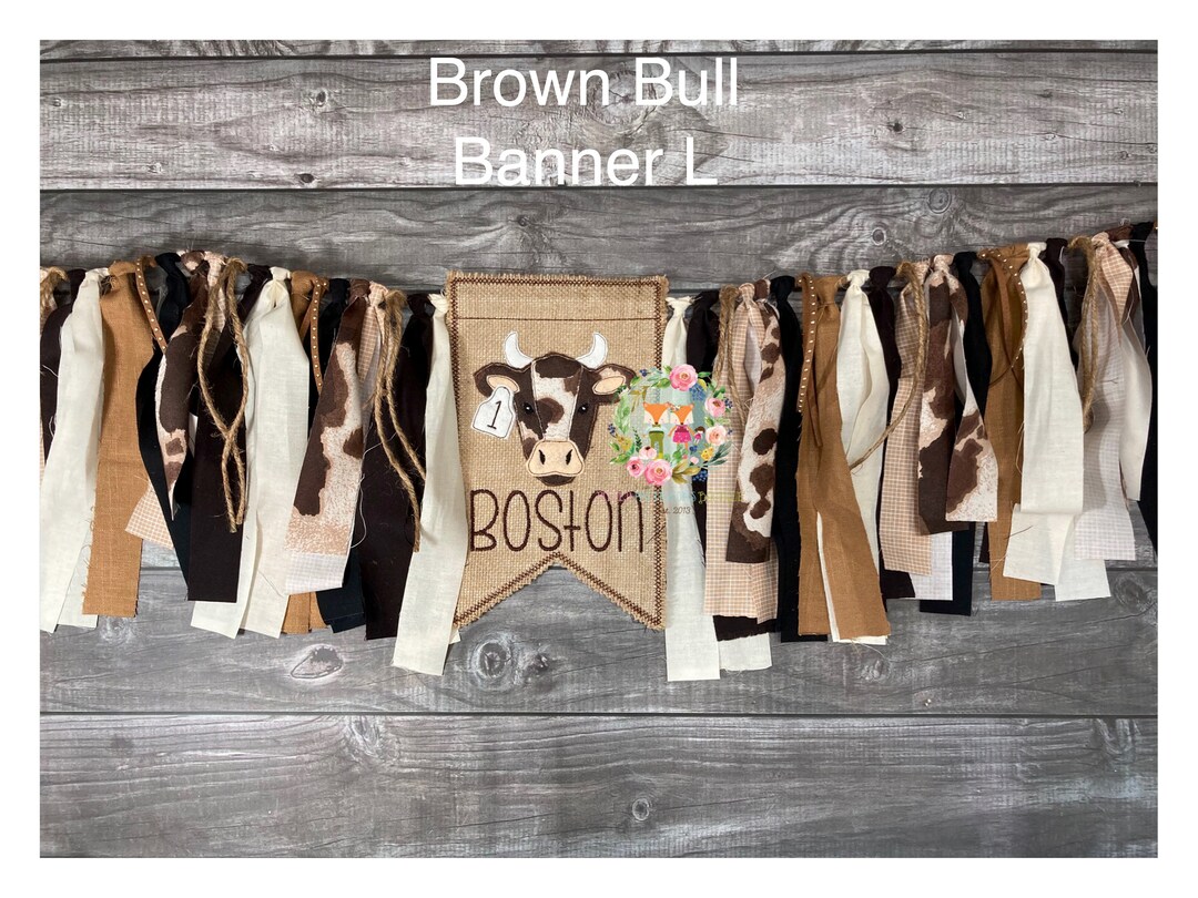 Cowboy Rodeo Banner, Rodeo Highchair Banner, Cow Highchair Banner, How ...