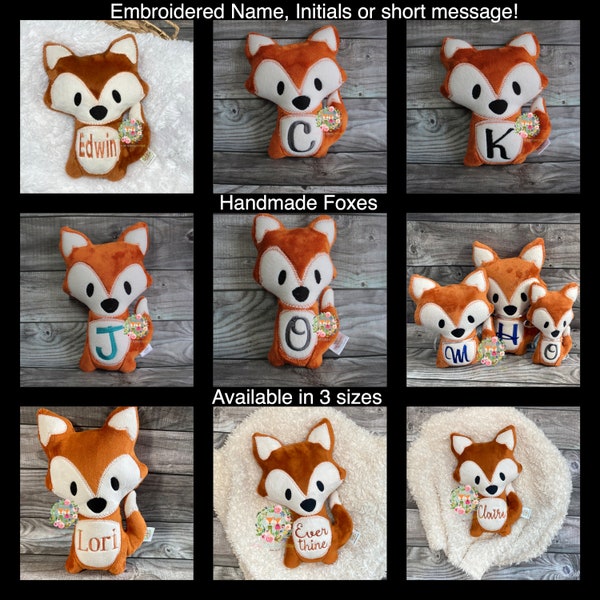 Stuffed Fox - Etsy