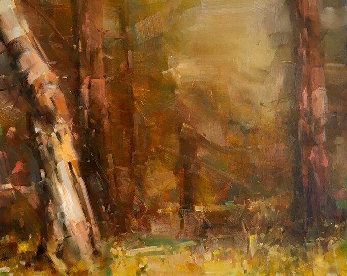 Birches Grove Original Oil Painting on Canvas Painting in - Etsy Birches Grove Original Oil Painting on Canvas Painting in - Etsy