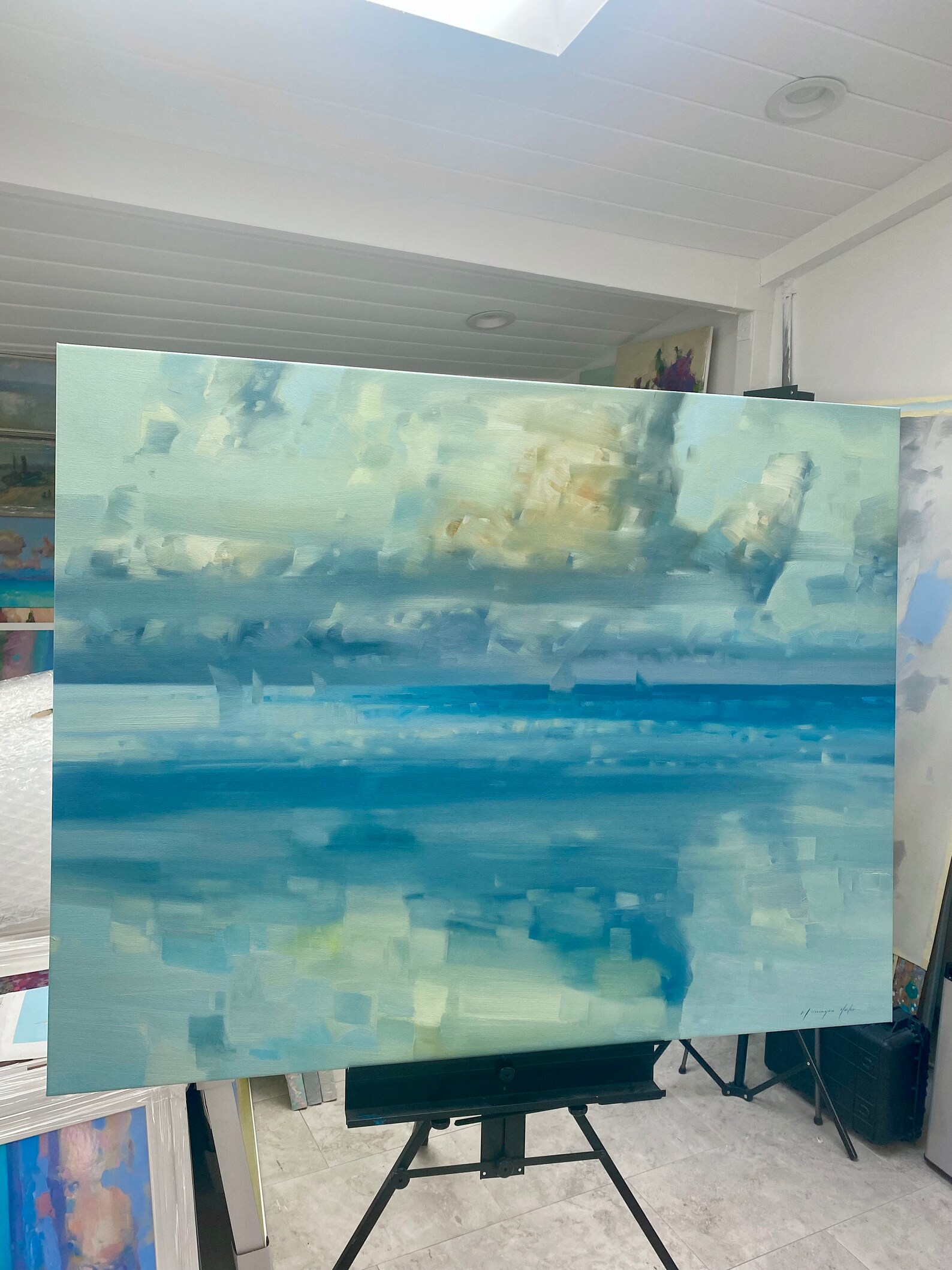 Reflection, Original Oil Painting, Handmade Artwork, One of a Kind ...