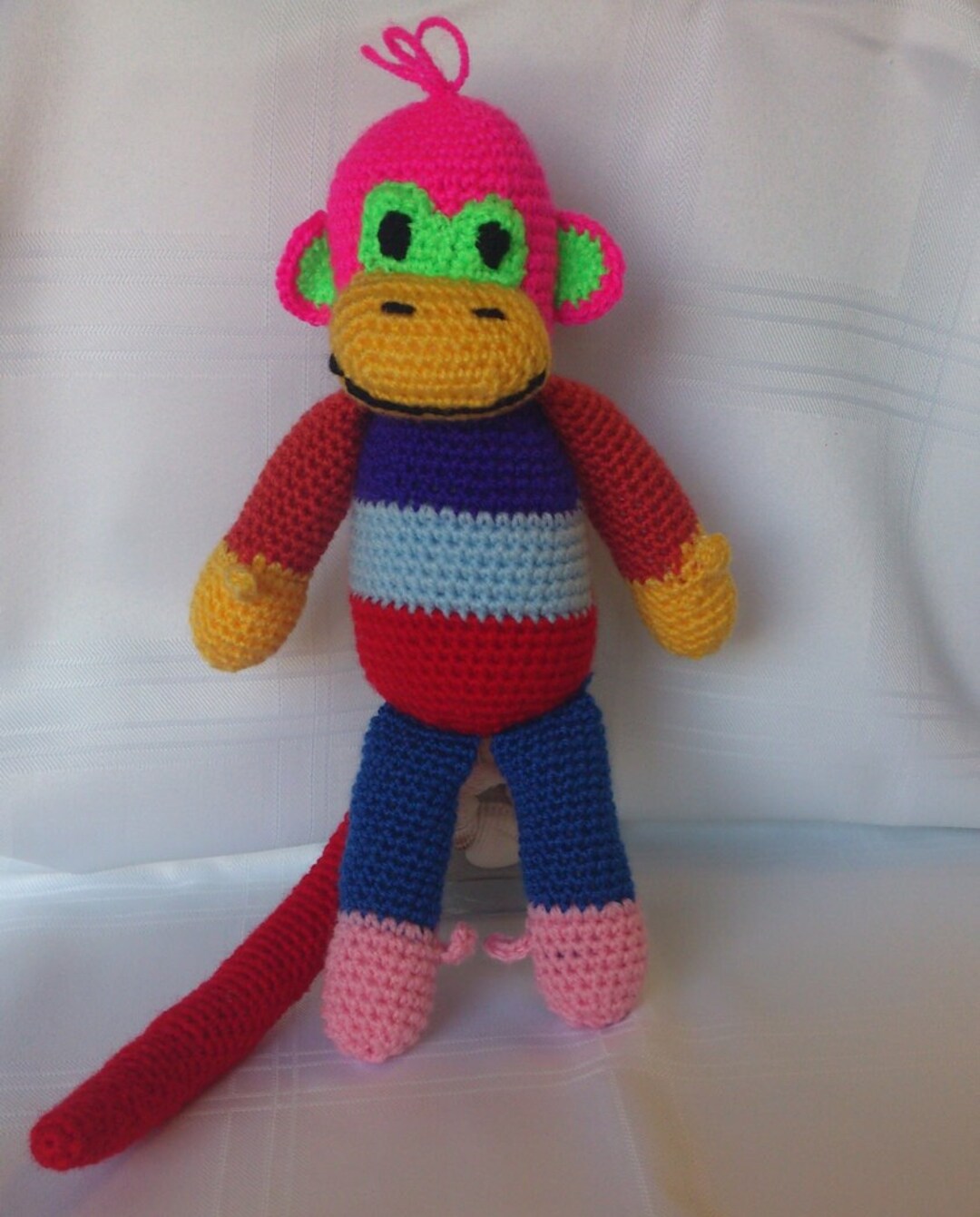 Patchwork Monkey - Etsy
