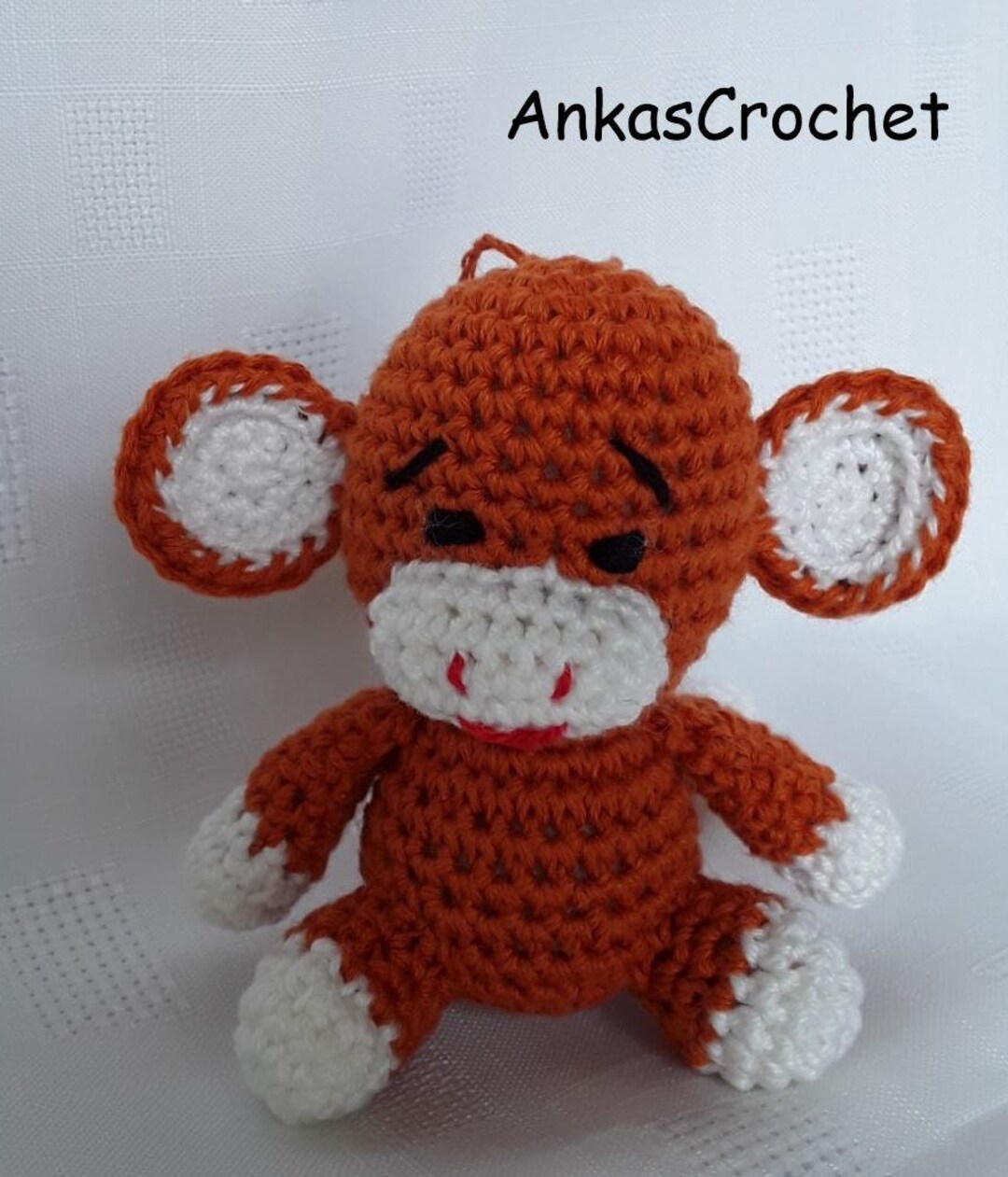 Miniature Amigurumi Crochet Monkey - Etsy