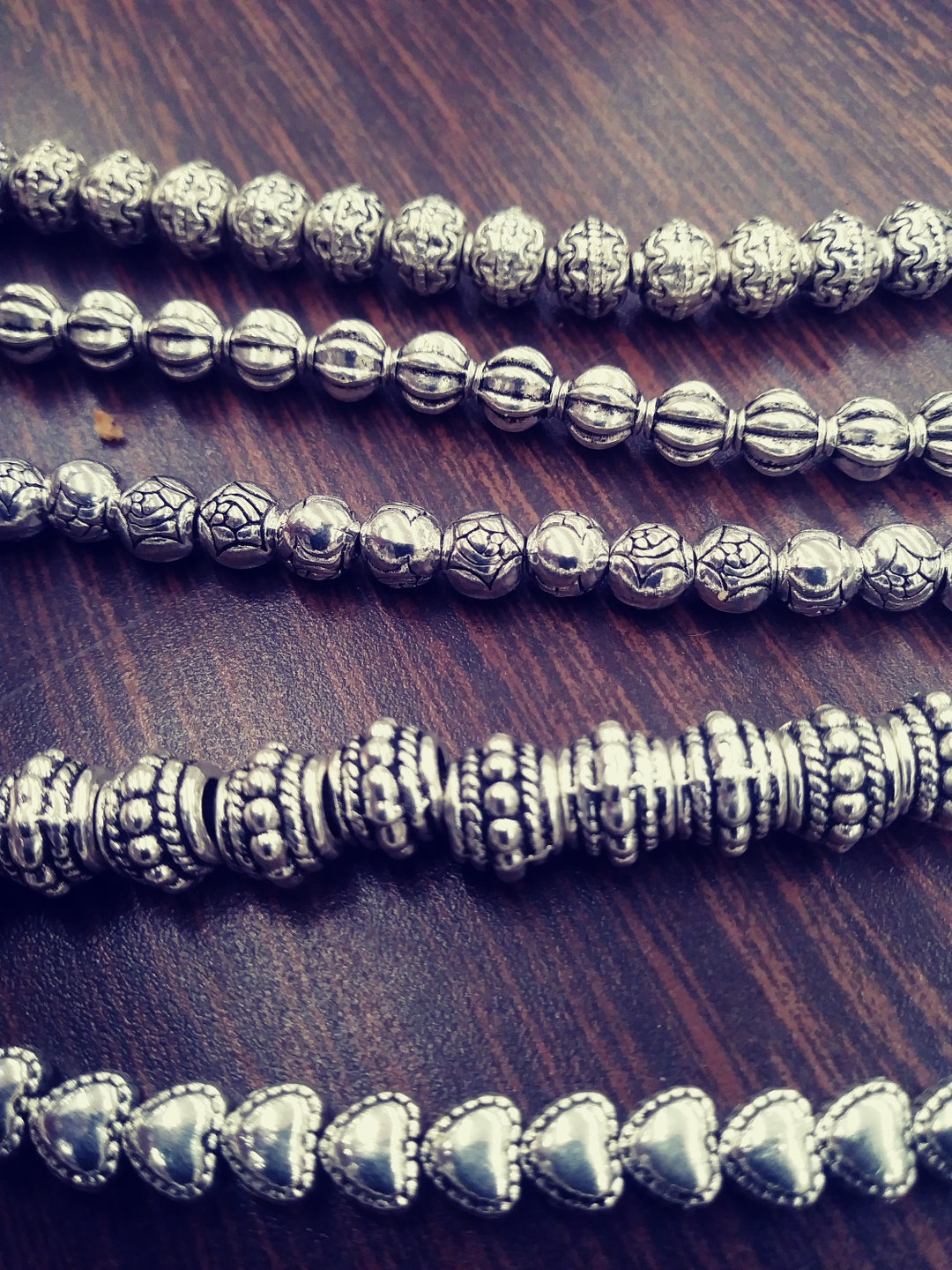 Silver Plated Metal Spacers Assorted Shapes 6mm and 8mm - Etsy