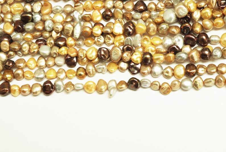 Cultured Freshwater Pearl Irregular Shape Beads - Etsy
