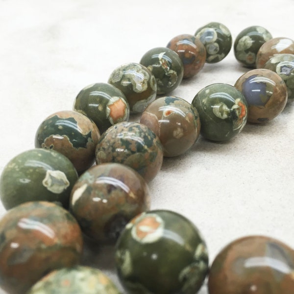 Rhyolite Beads - Etsy