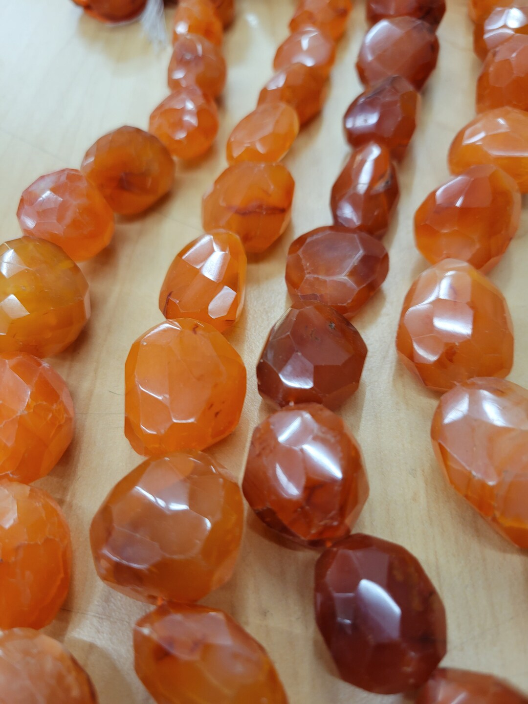 Carnelian A Nuggets Irregular Shape Faceted - Etsy