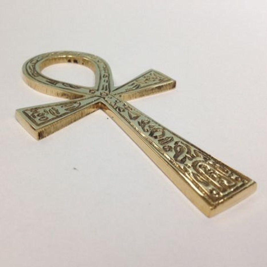 BRASS ANKH - 4 Variations, Large Brass Ankh, Brass Ankh Small Medium ...