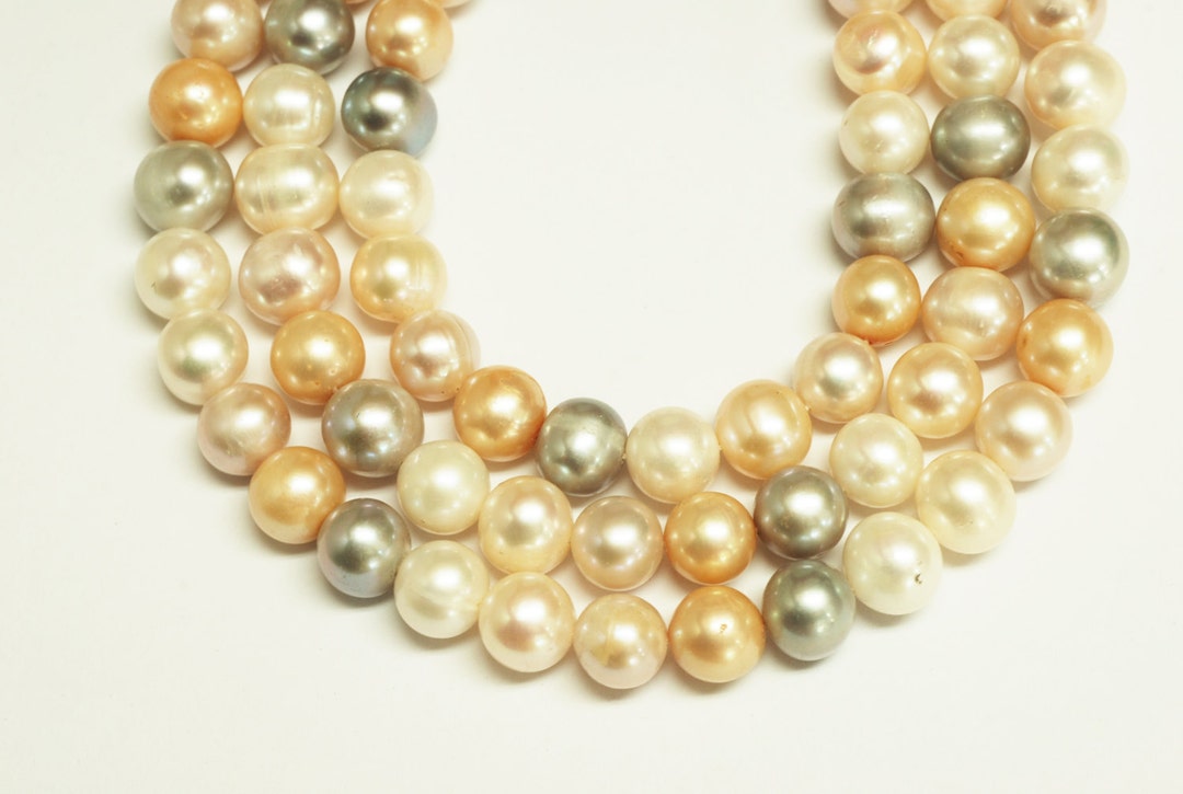 Cultured Freshwater Pearl Potato Shape Beads - Etsy
