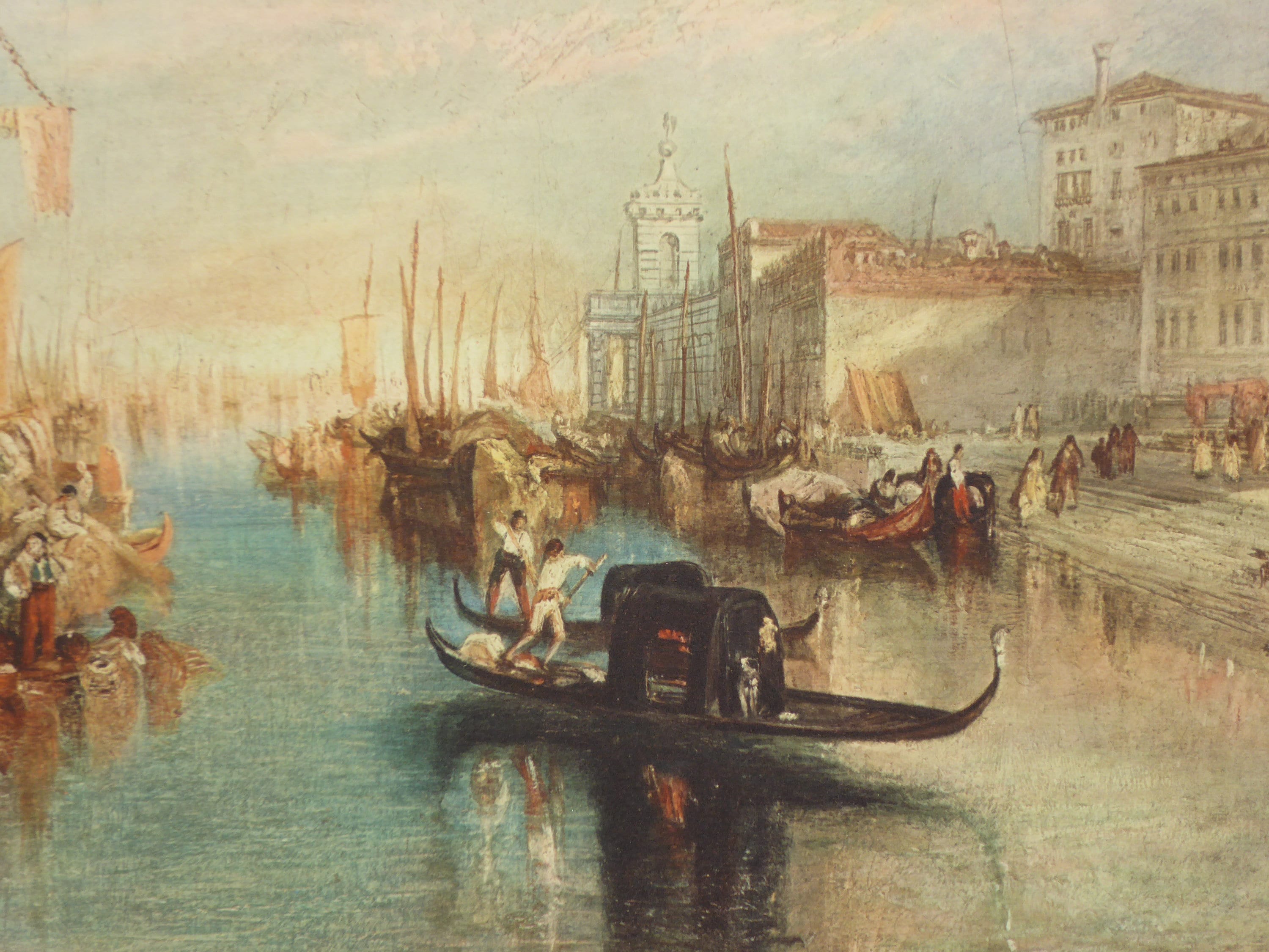 Vintage Joseph Mallard William Turner The Grand Canal Venice Print
