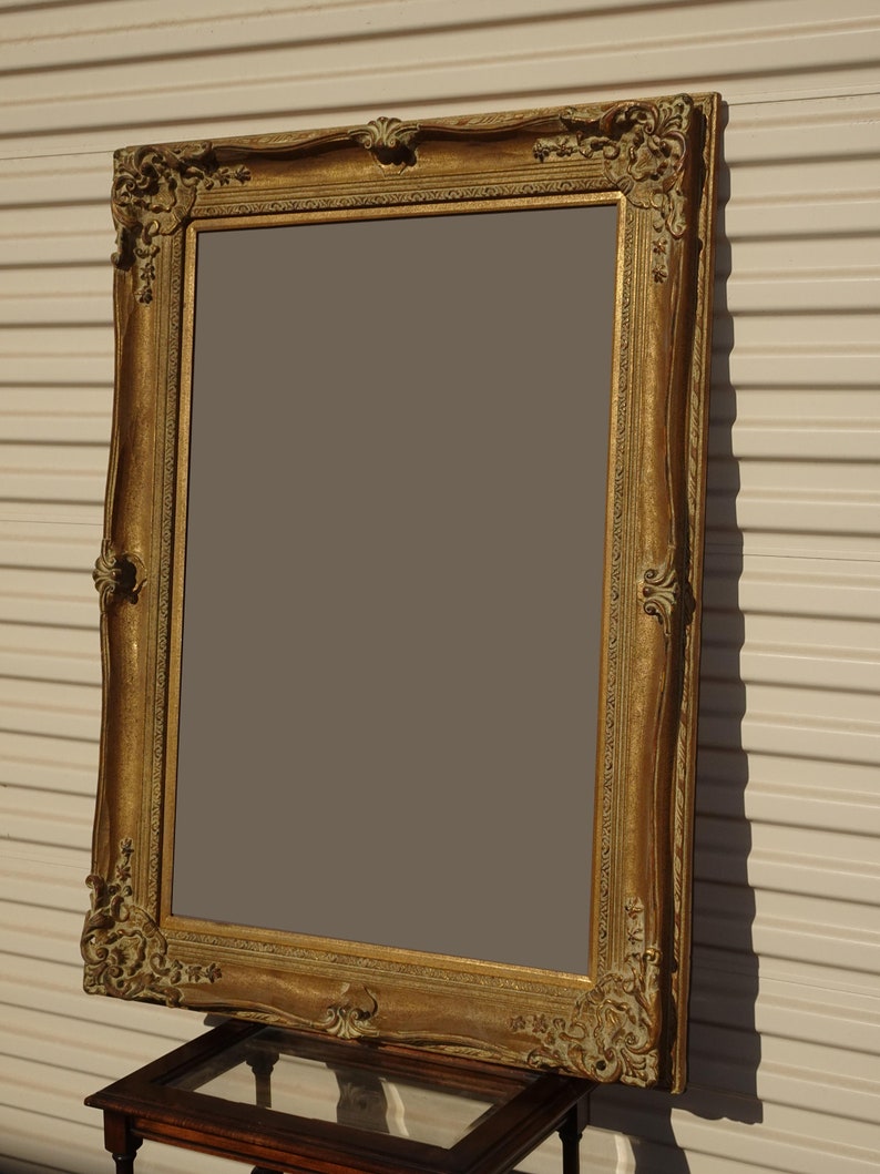 44"high X 33"w Vintage French Gold Picture Frame - Etsy