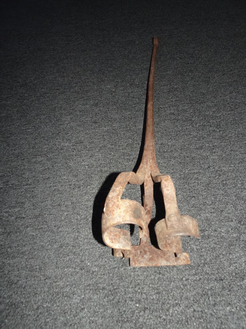 Vintage Wrought Iron Western Style Branding Iron W Stamp of 2 Question ...