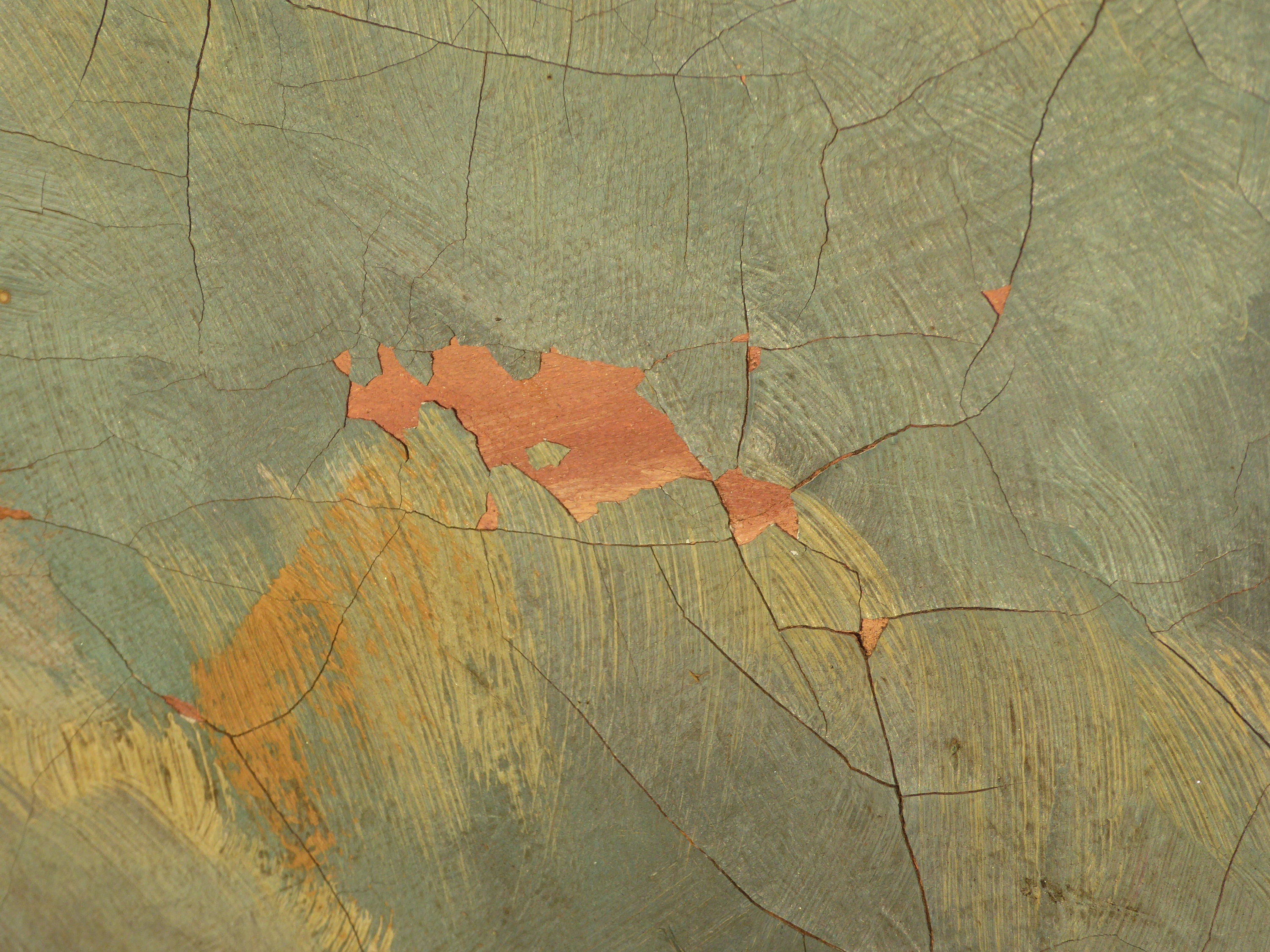 Antique Oil on Canvas Picture Painting of High Desert Scene by Jim ...