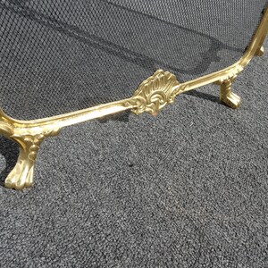 Vintage French Provincial Louis XVI Stye Three Panel Brass - Etsy