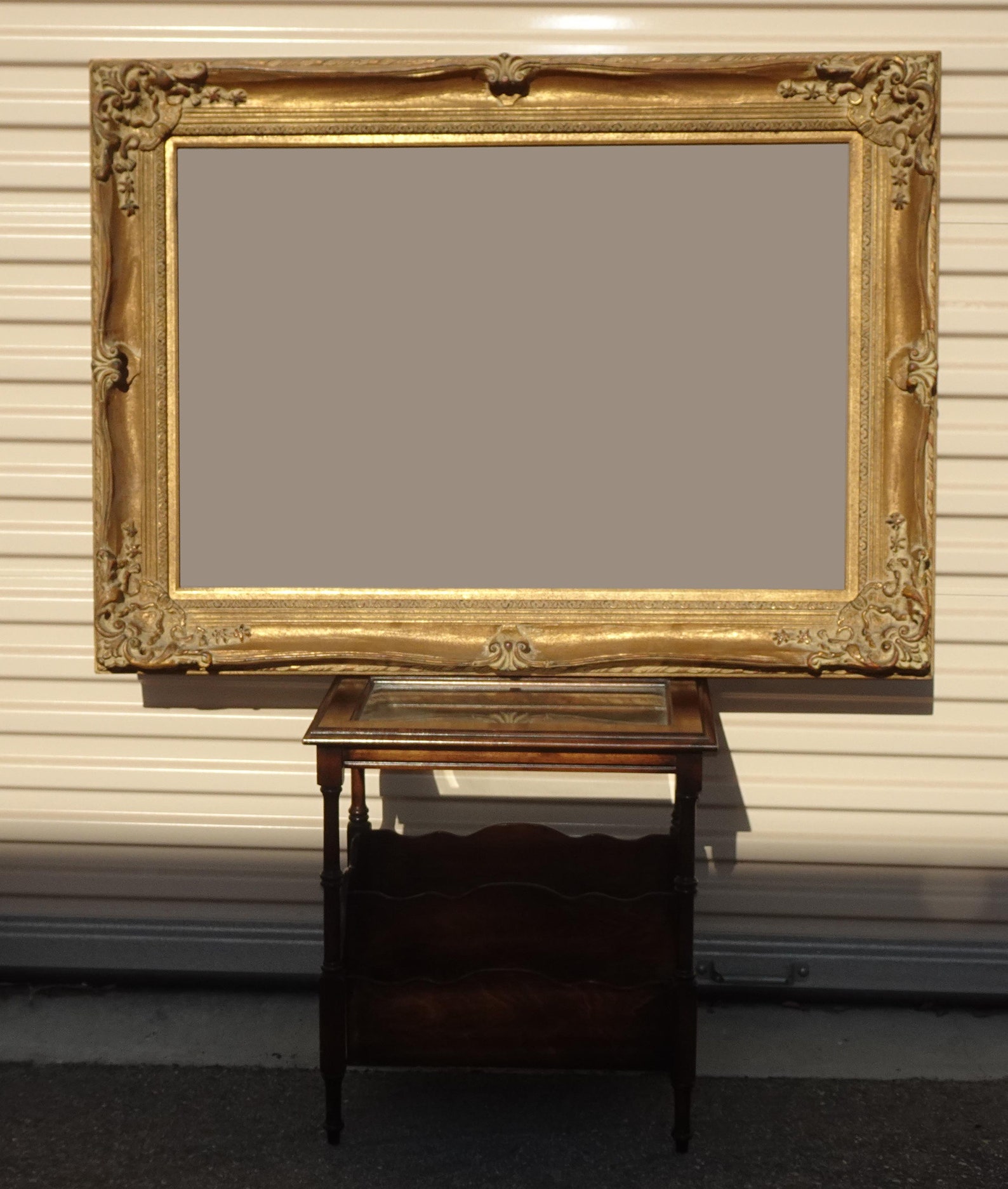 44"high X 33"w Vintage French Gold Picture Frame - Etsy