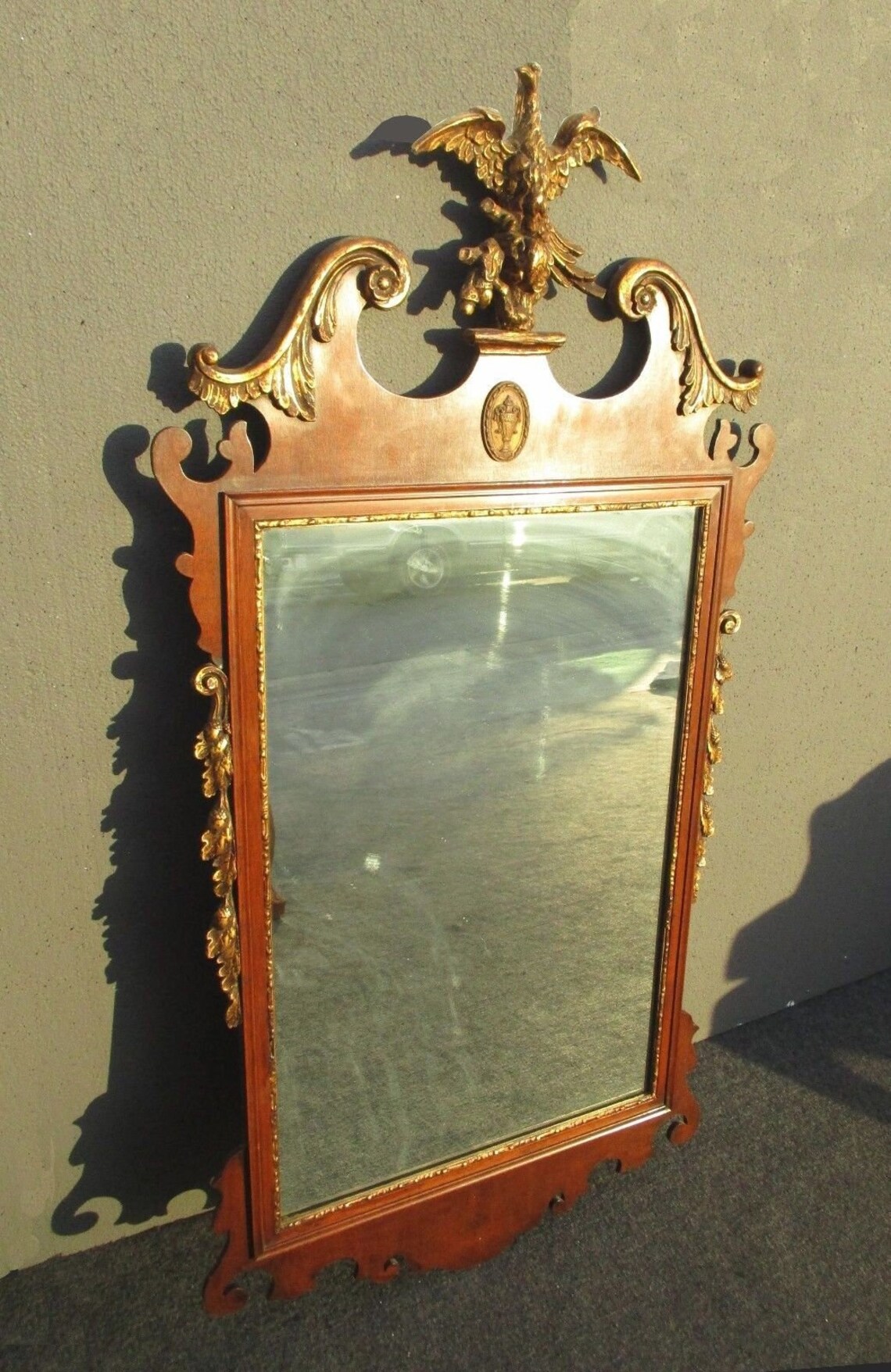 Antique American Chippendale Gold Eagle Crest Wall Mantle - Etsy