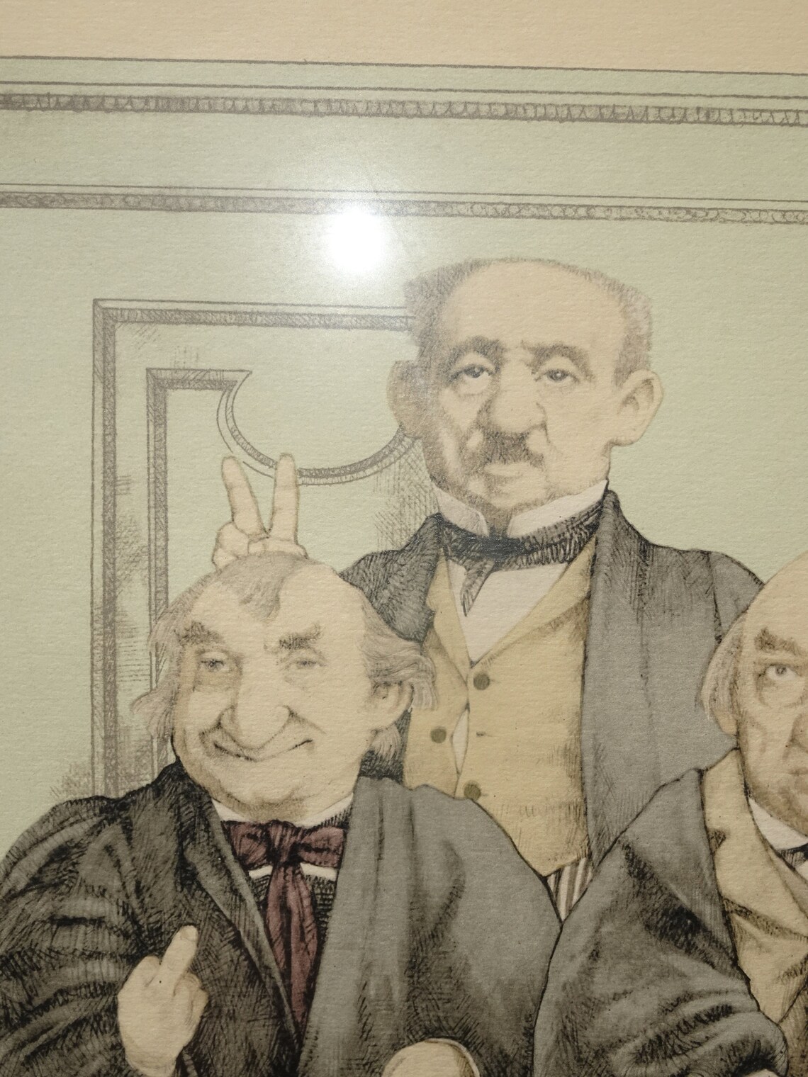 Vintage Charles Bragg Lithograph of Nine Judges High Court - Etsy
