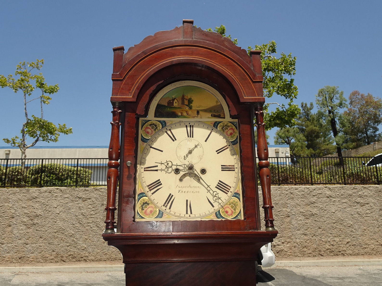 18th Century Longcase Clock by Isaac Jenkins a Welsh Tredegar Clock ...