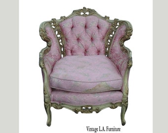Pink Vintage Chair | Etsy