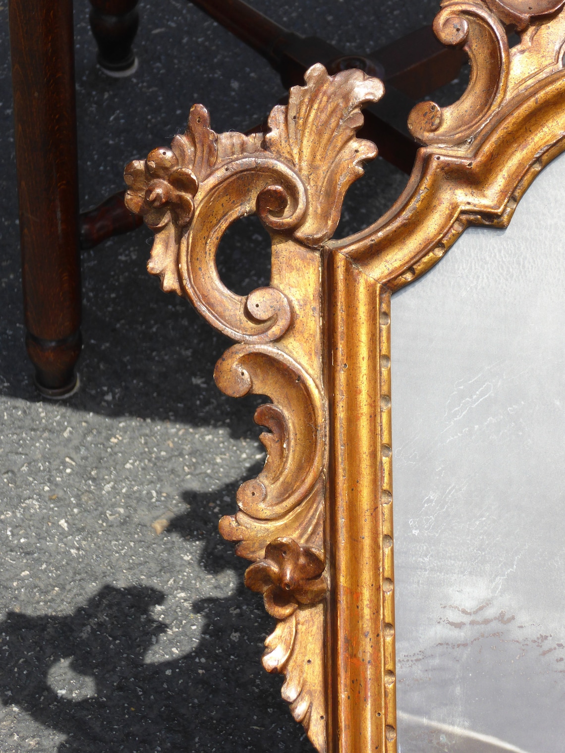 Antique French Provincial Rococo Ornate Carved Wood Gold Wall - Etsy