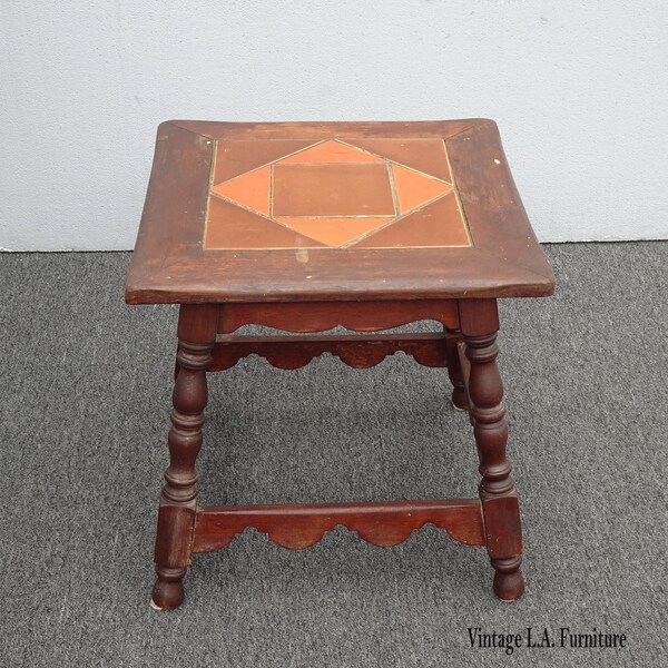 Orange Side Table - Etsy