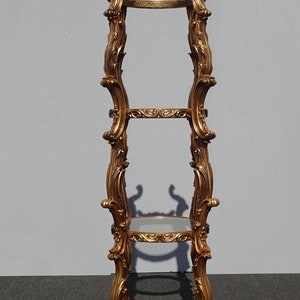 Vintage Gold Rococo Etagere Stand ~ French Provincial Italian Style ...