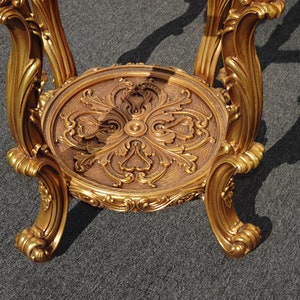 Vintage Gold Rococo Etagere Stand ~ French Provincial Italian Style ...