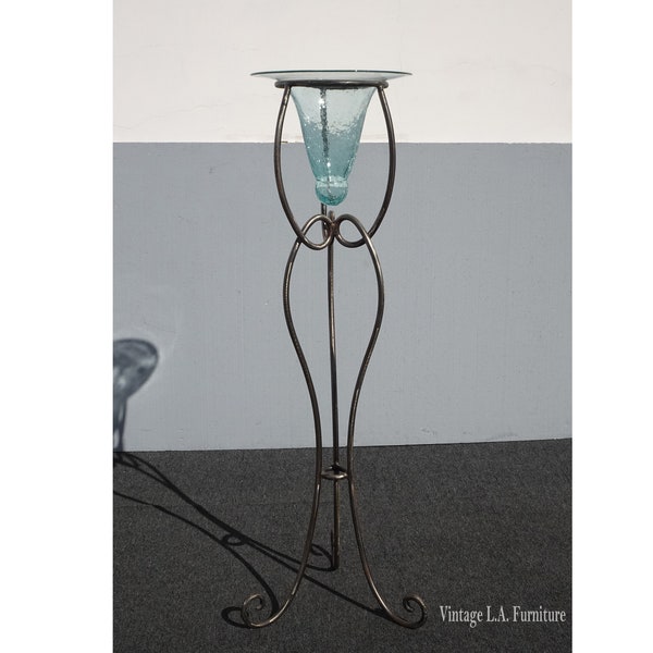 Tall Glass Plant Stands - Etsy