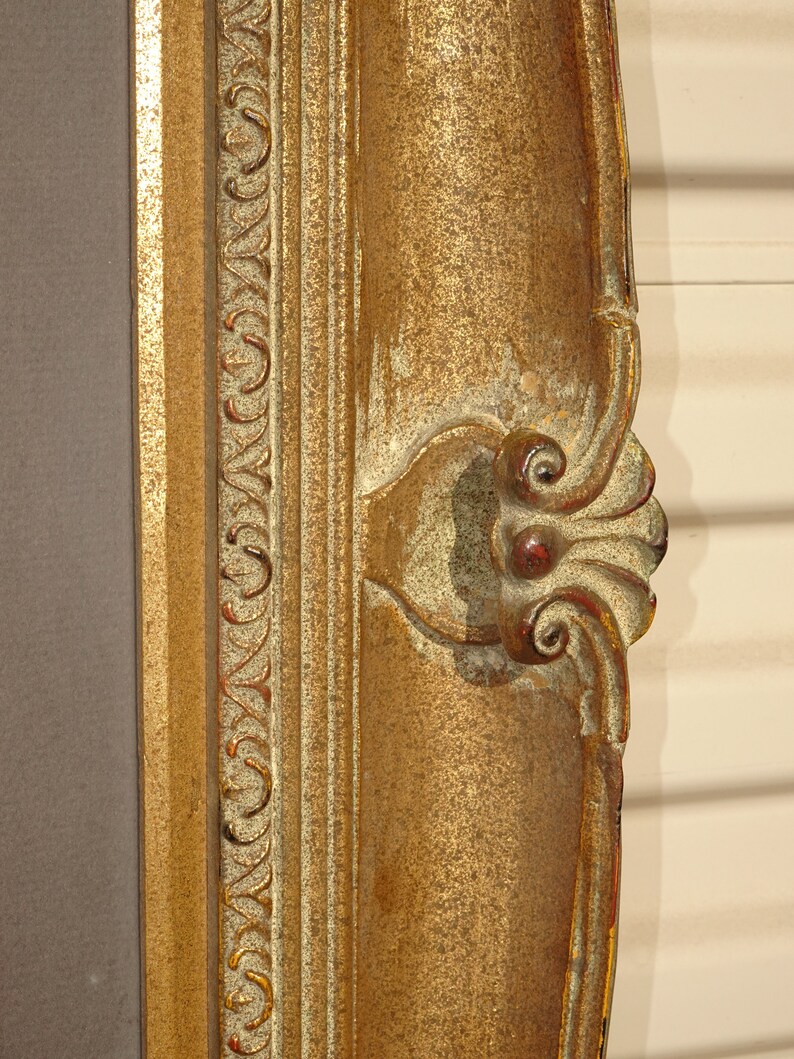 44"high X 33"w Vintage French Gold Picture Frame - Etsy