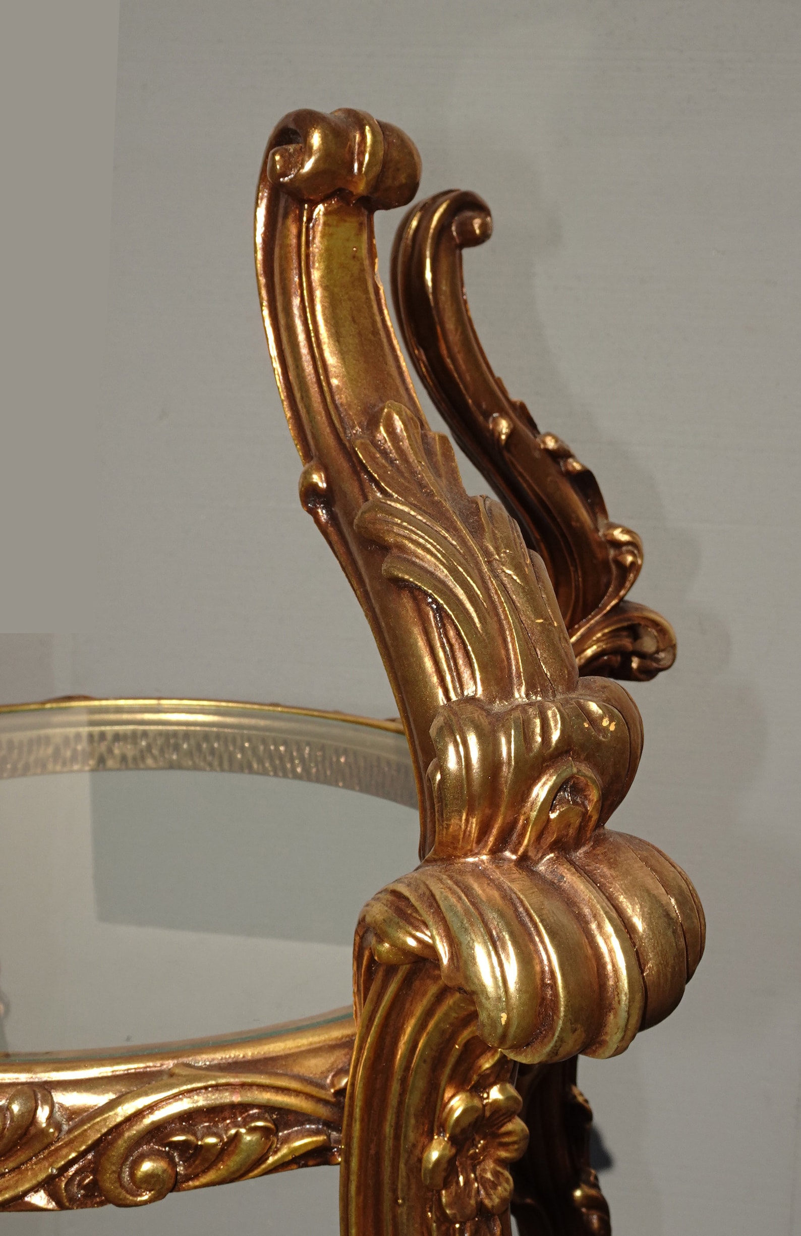 Vintage Gold Rococo Etagere Stand French Provincial Italian Style ...