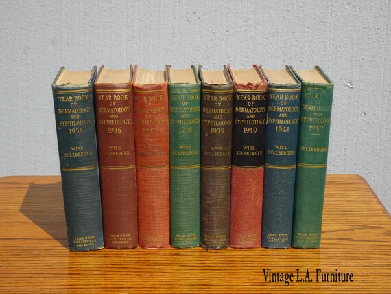 Collection 1935-43 Yearbook of Dermatology and Syphilology by | Etsy
