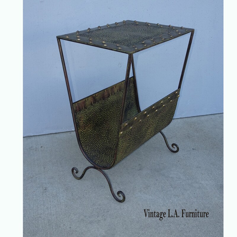 Magazine Rack Table - Etsy