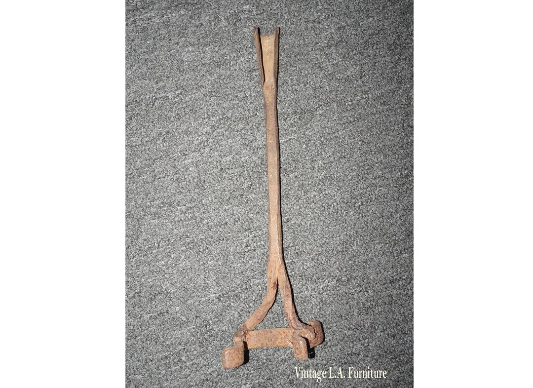 Vintage Wrought Iron Western Style Branding Iron W Stamp of the Letter ...