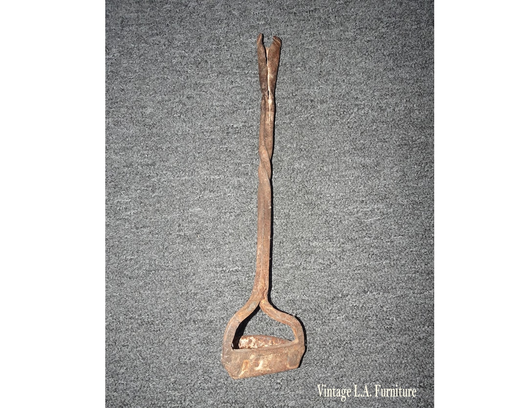 Vintage Wrought Iron Western Style Branding Iron W Stamp of the Letter ...