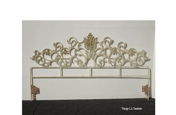 Antique iron headboards king store