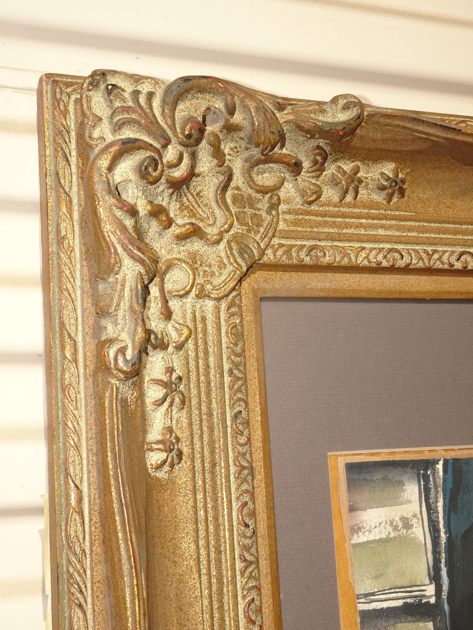 44"high X 33"w Vintage French Gold Picture Frame - Etsy