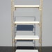 Modern Contemporary Gold Gilt Greek Key White Stone Etagere Bookshelf ...
